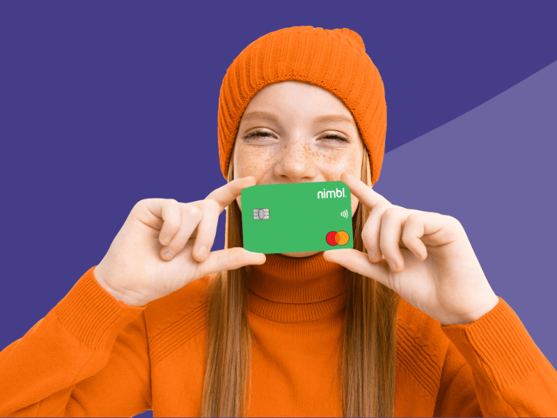 nimbl powered by Caxton Pocket Money Children's Debit Card