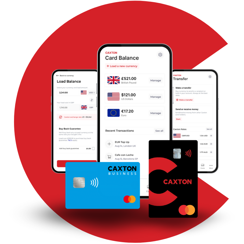 Caxton | Money Transfer | Currency Cards | Business Accounts | API